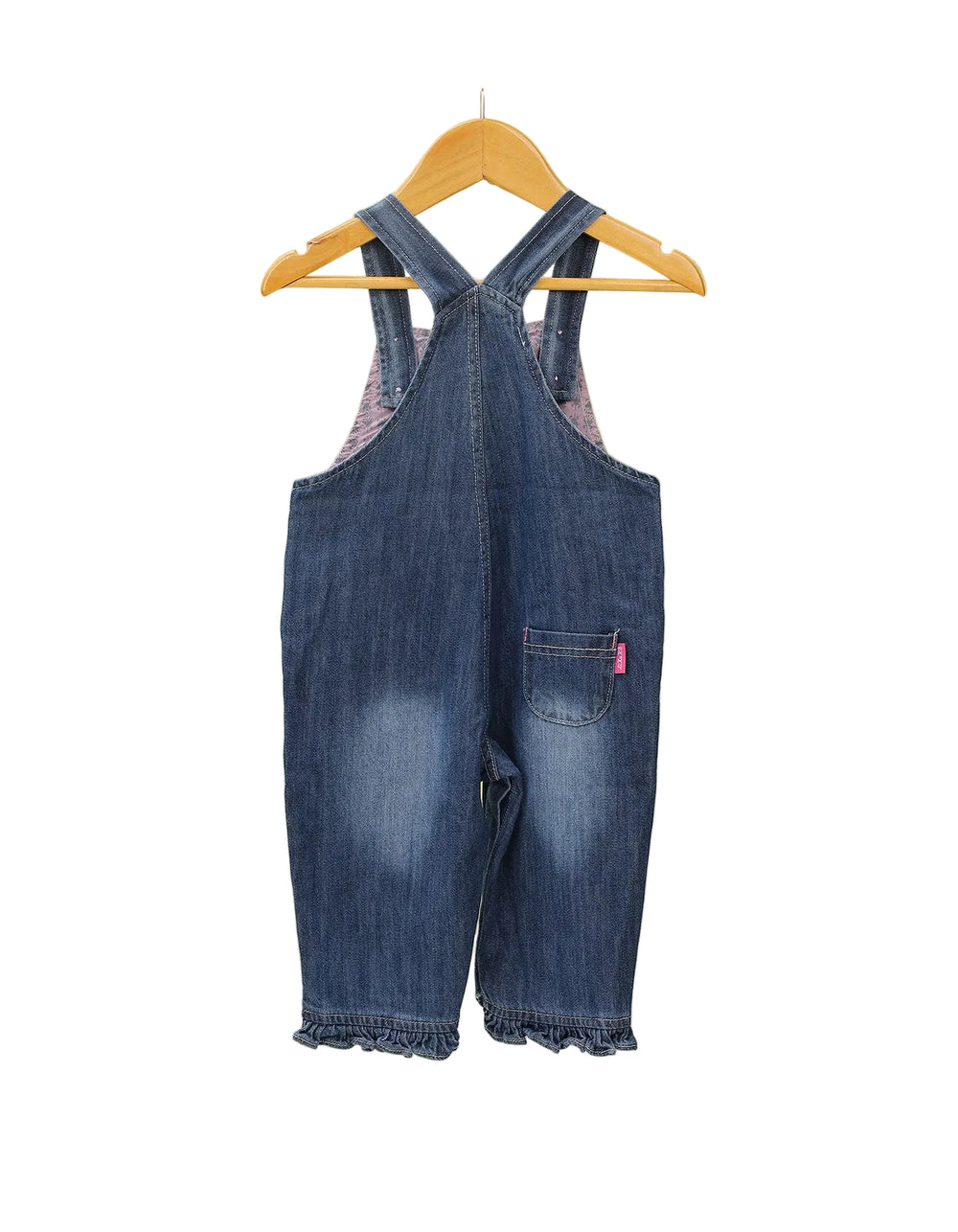 Baby Girls Denim Dungaree Bambies at Zubaidas – Zubaidas Official™